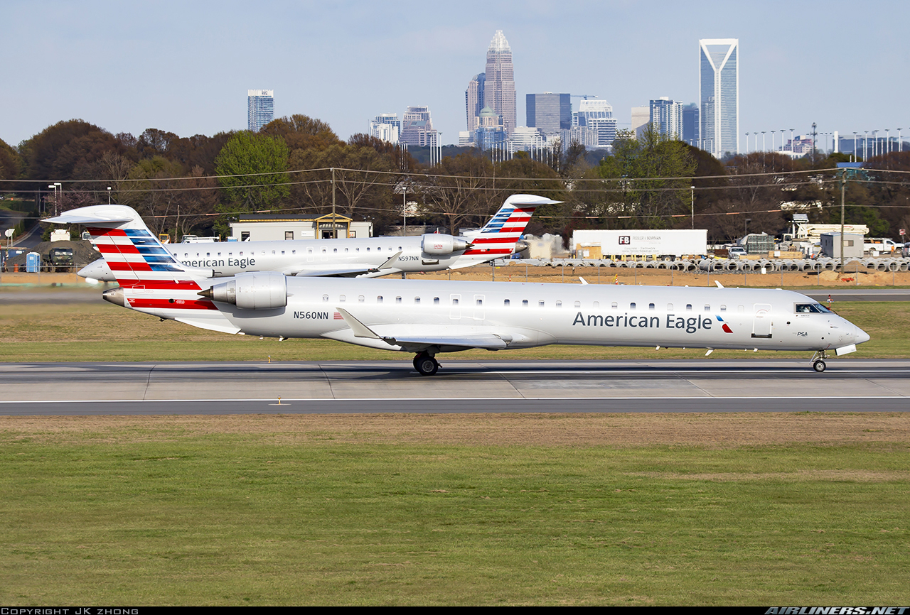 Bombardier Crj 900 Cl 600 2d24 American Eagle Psa Airlines Aviation Photo 4298181