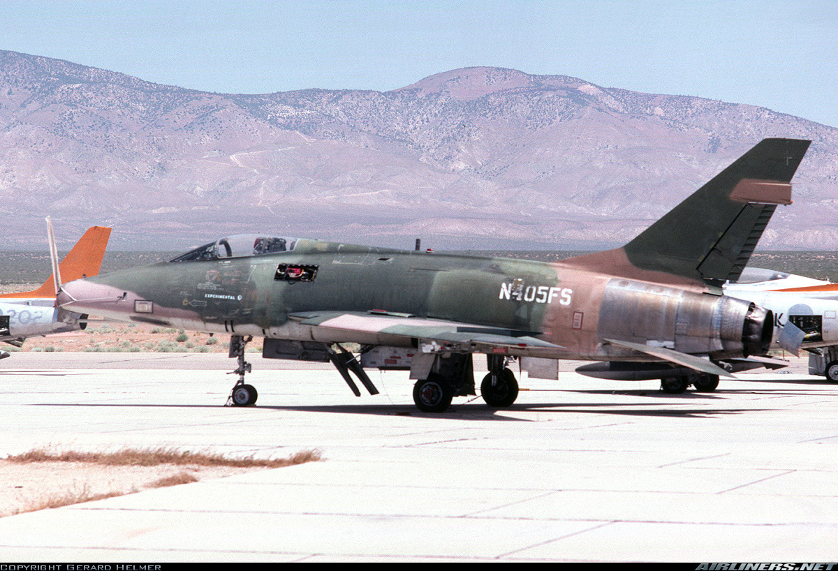 North American F 100d Super Sabre Flight Systems Aviation Photo