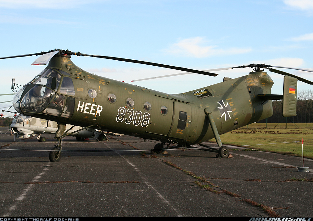 Vertol (VFW) H-21C Shawnee (44) - Germany - Army | Aviation Photo ... Vertol (VFW) H-21C Shawnee (44) - Germany - Army | Aviation Photo ...
