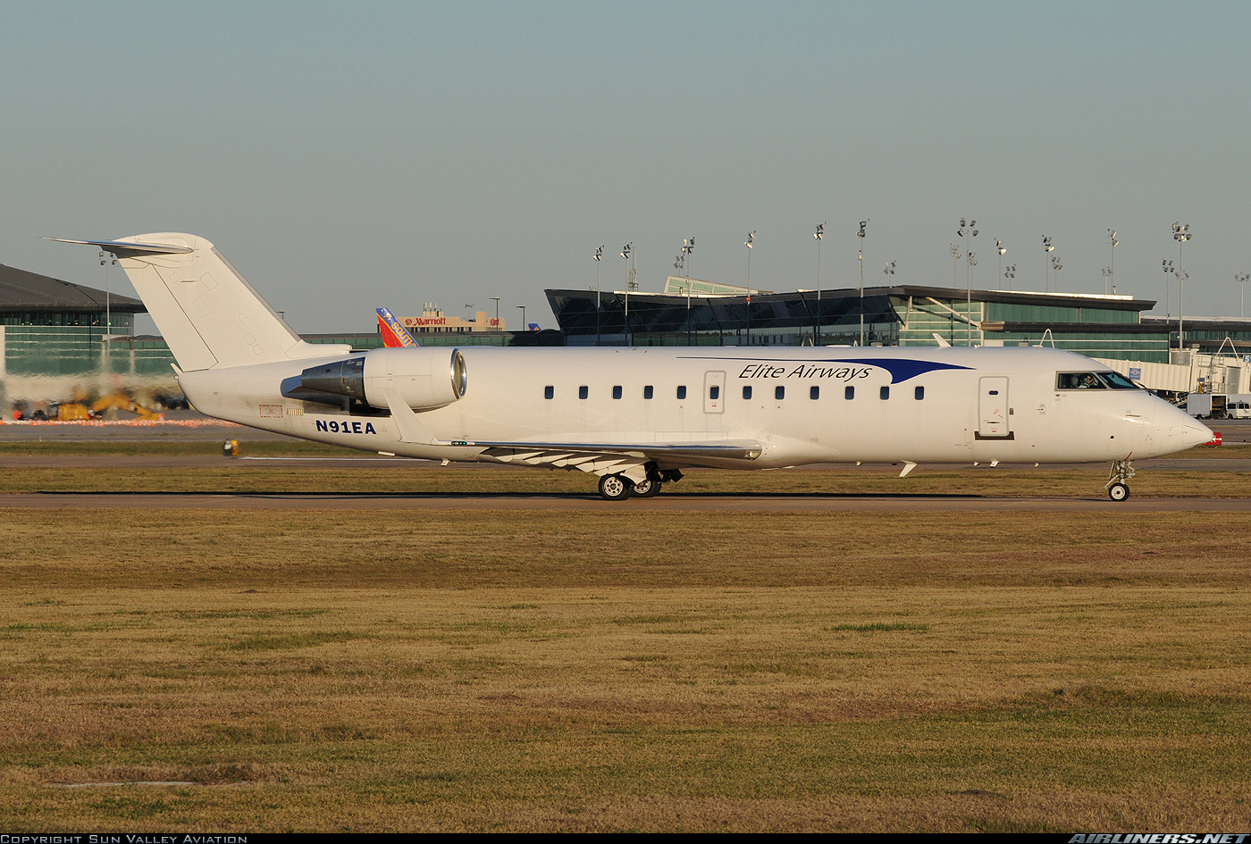 Canadair CL-600-2B19 Regional Jet CRJ-200ER - Elite Airways | Aviation ... Canadair CL-600-2B19 Regional Jet CRJ-200ER - Elite Airways | Aviation ...